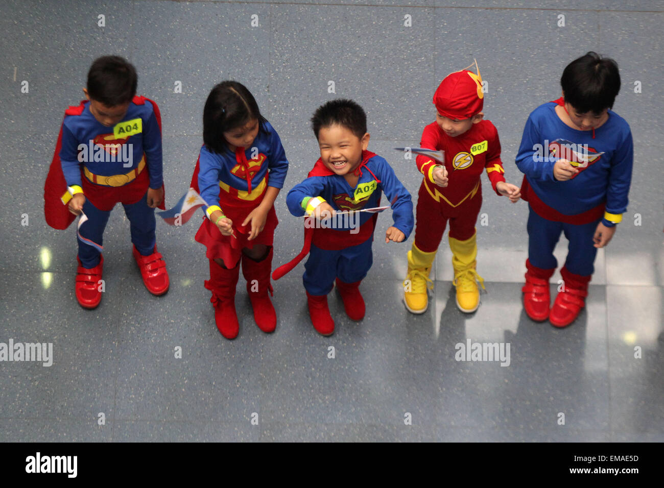 Quezon City, Philippines. 18th Apr, 2015. Children dressed as ...