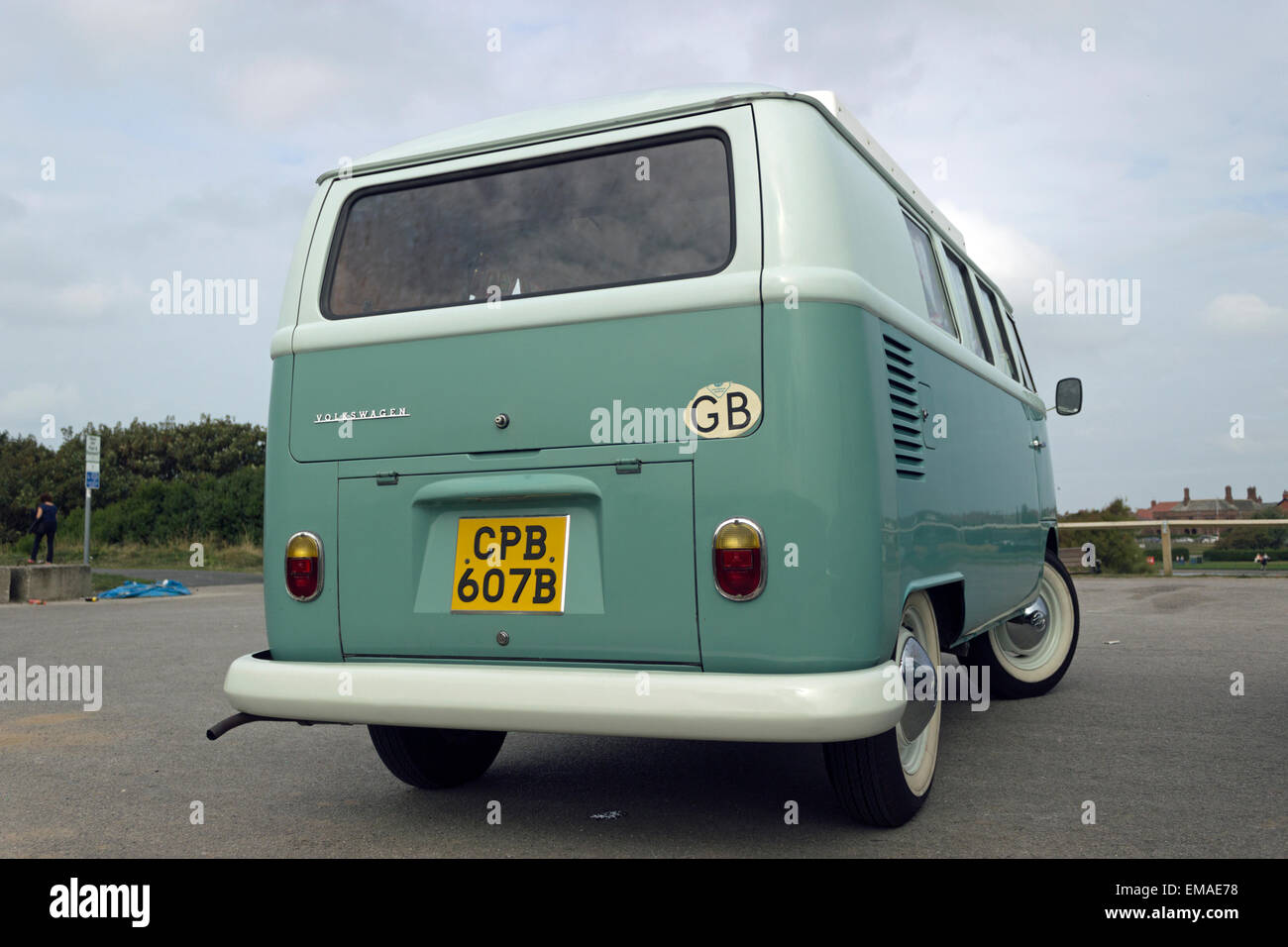 Camper van rear view hi-res stock photography and images - Alamy