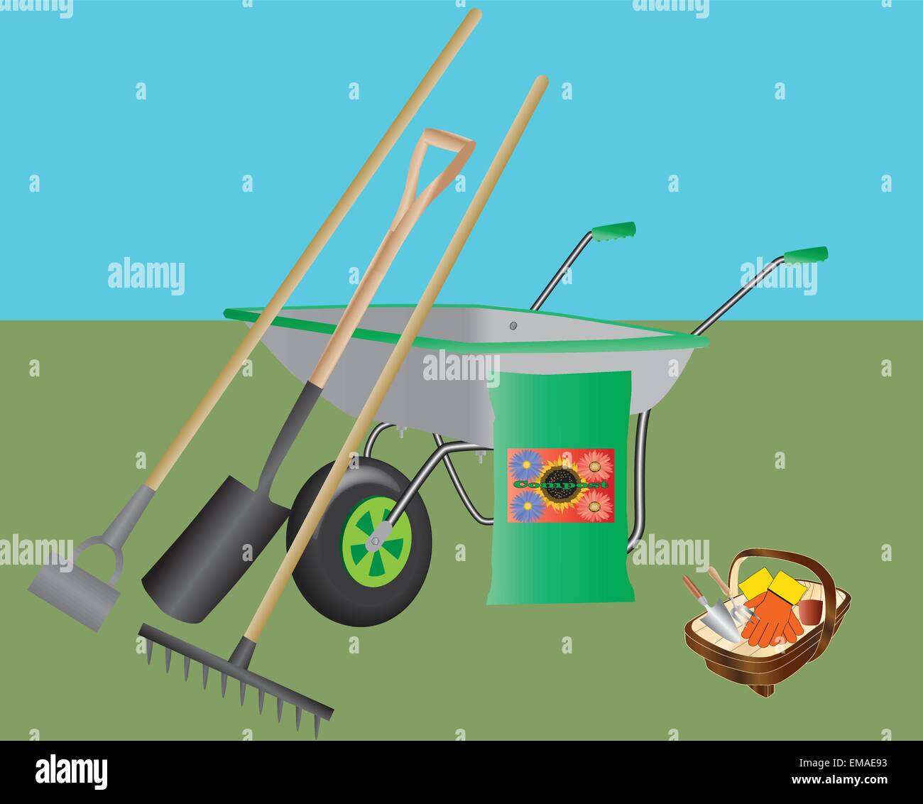 Spade hoe hi-res stock photography and images - Alamy