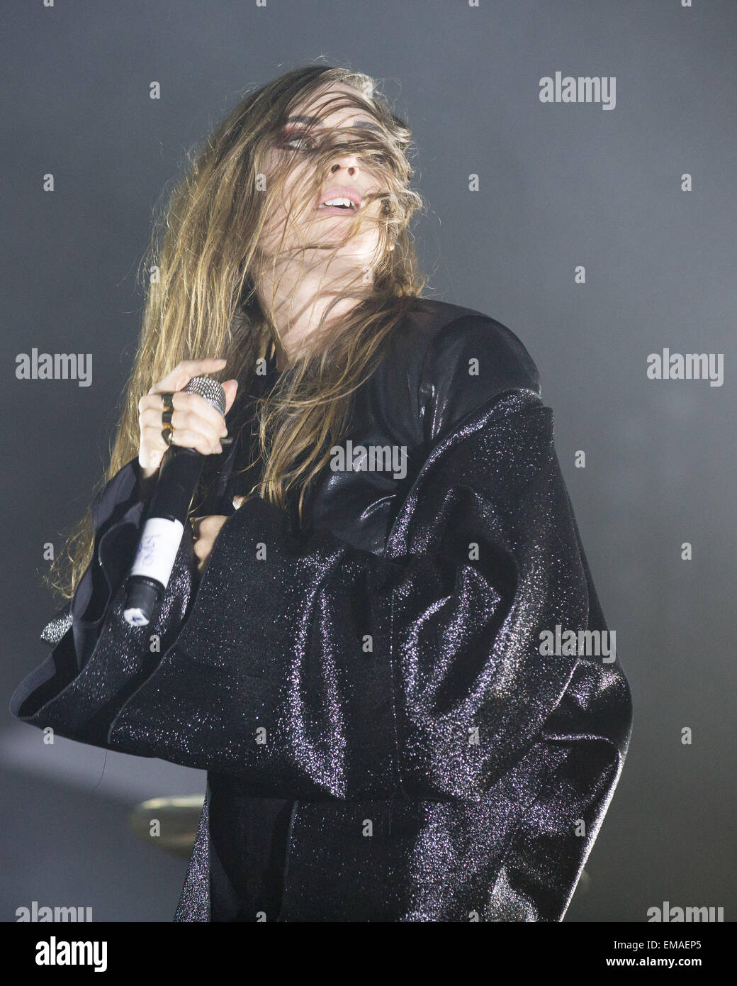 Indio, California, USA. 17th Apr, 2015. Singer LYKKE LI performs live ...