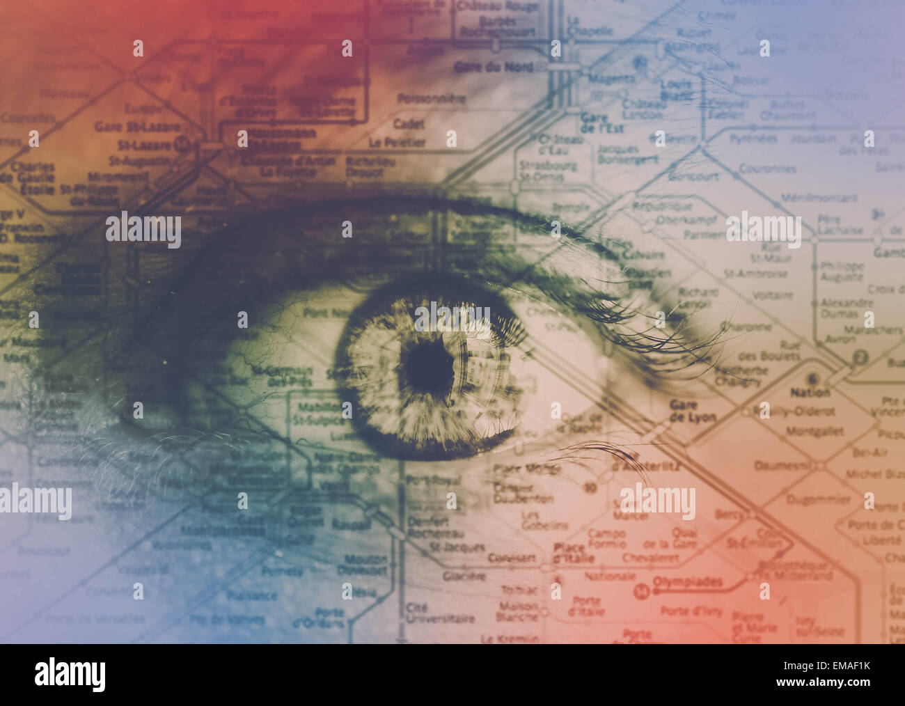 Map of the underground hi-res stock photography and images - Alamy