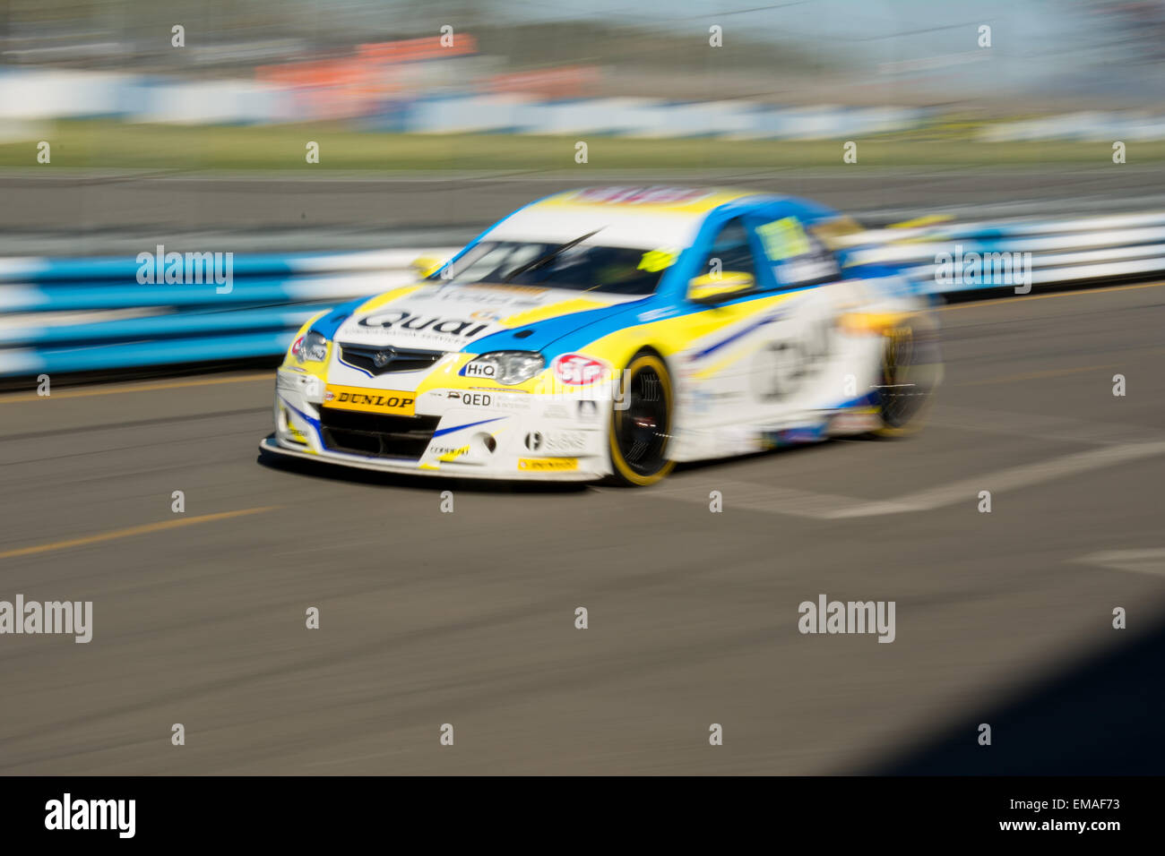 Donington Park, Donington Castle, UK. 18th April, 2015. Daniel Welch ...