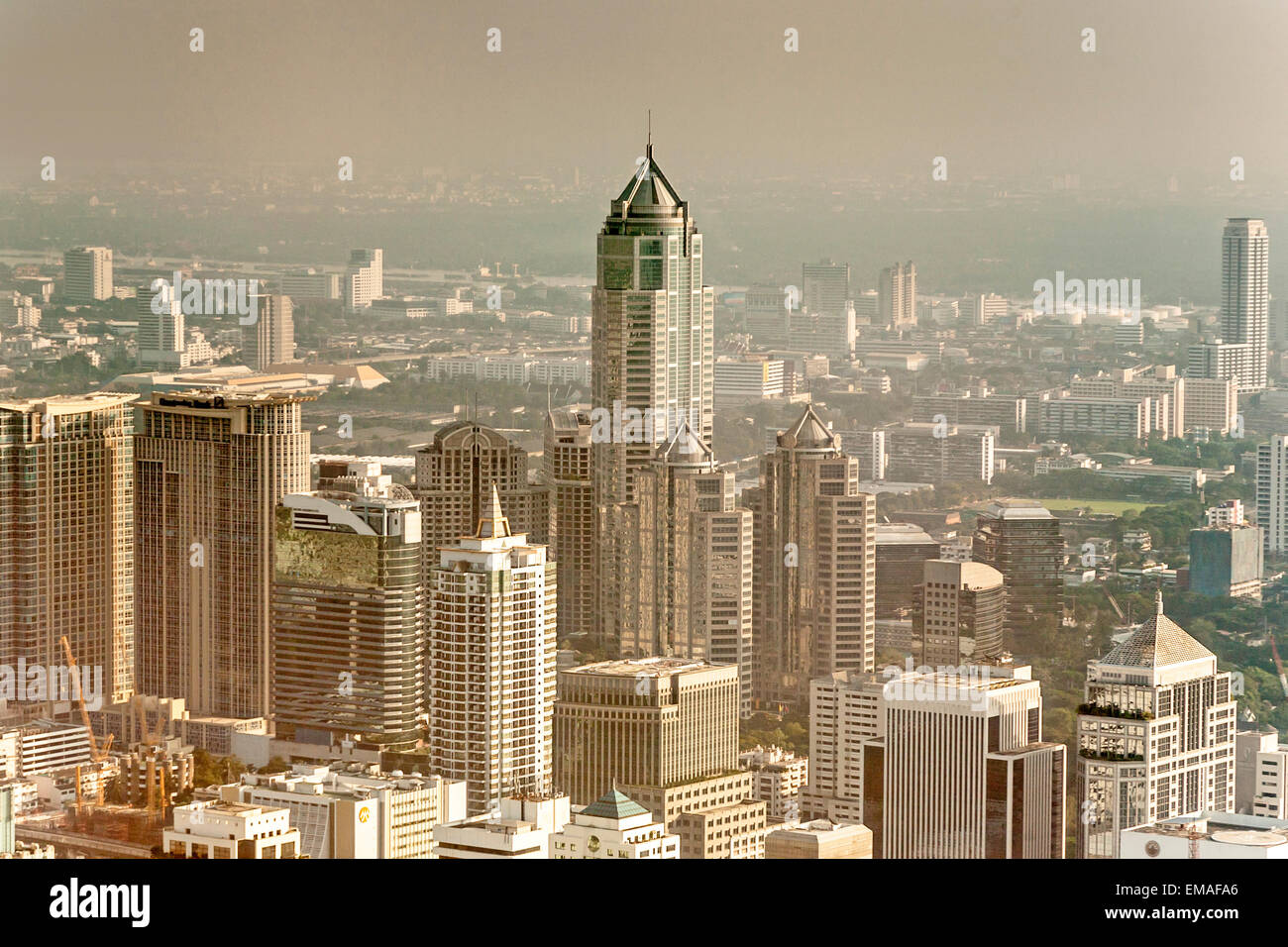 Aerial view of office blocks hi-res stock photography and images - Alamy