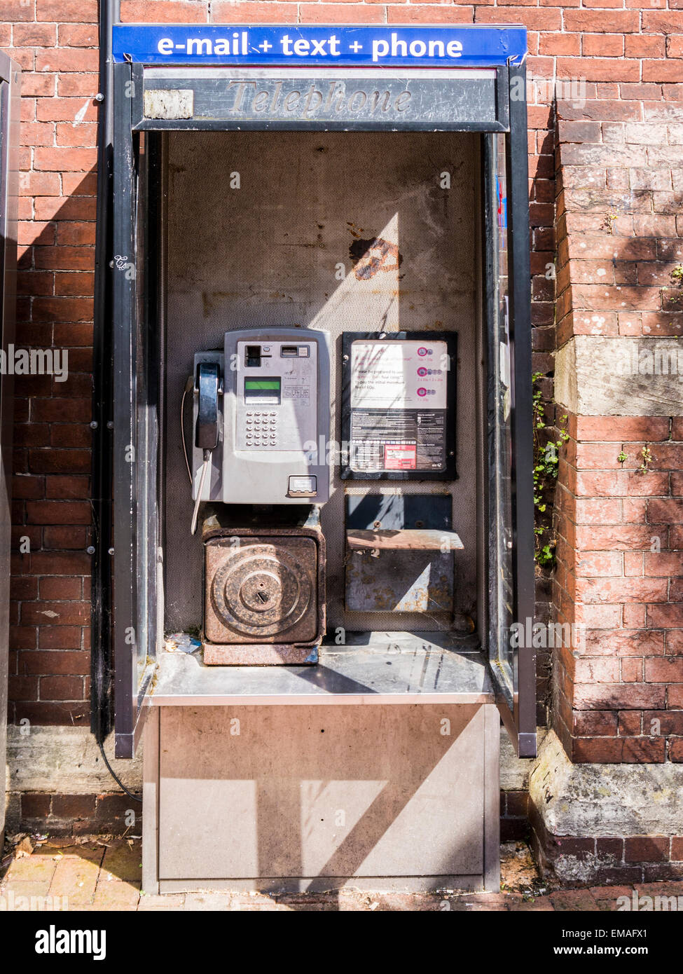 A public communication centre (telephone box Stock Photo - Alamy