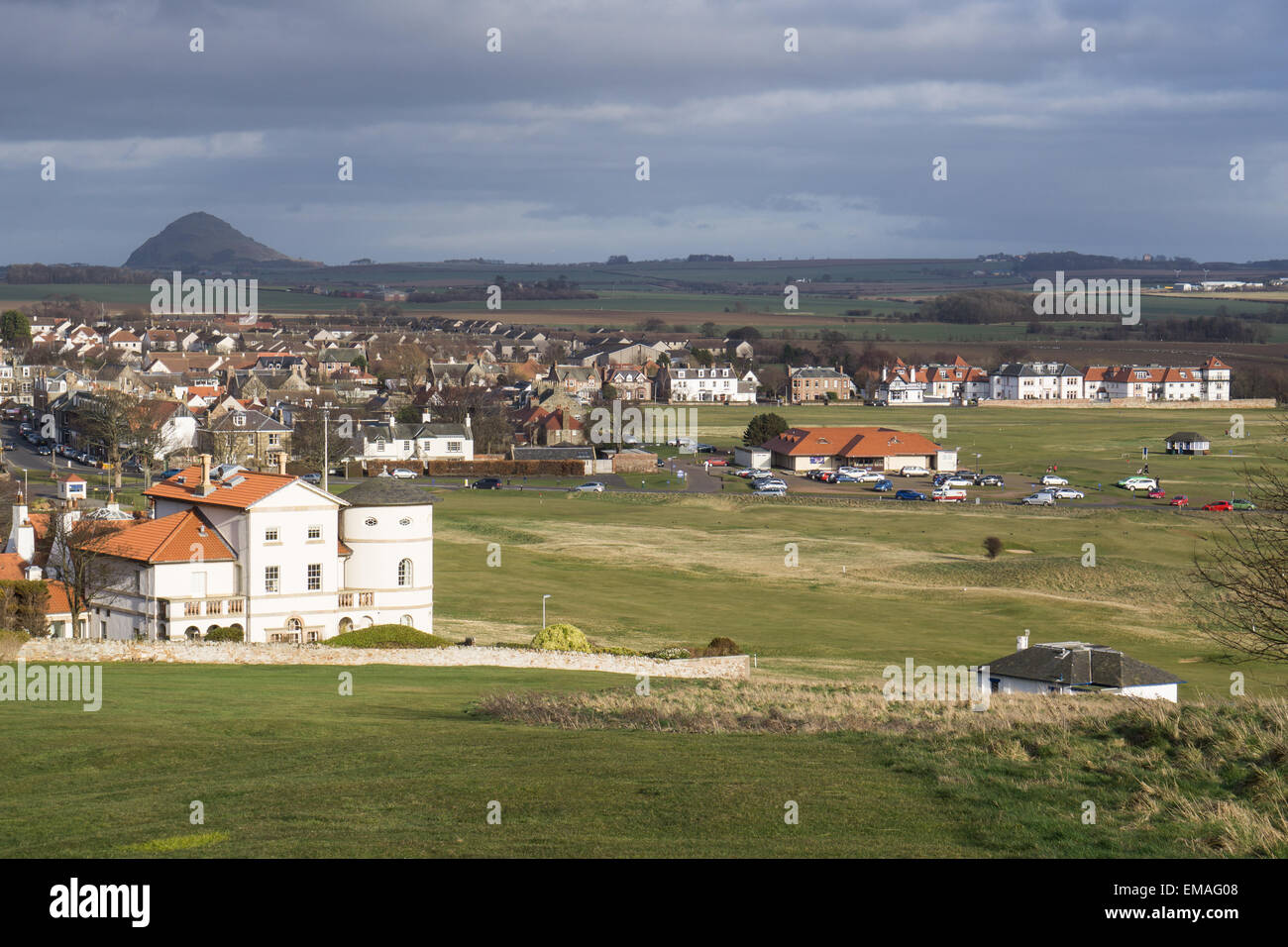 Gullane Golf Course from Gullane Hill Stock Photo - Alamy