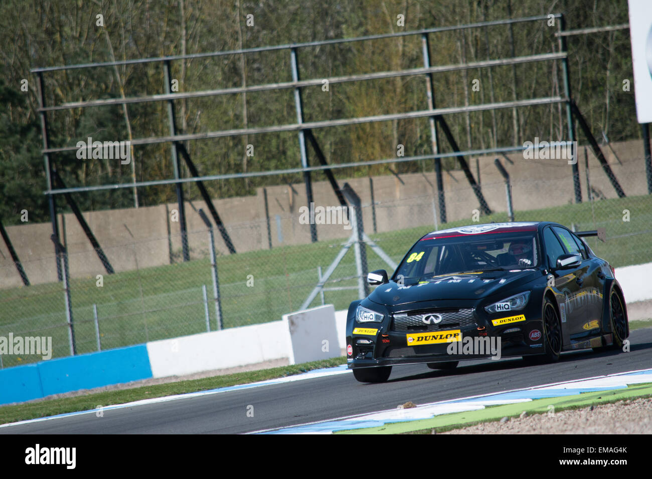 Donington Park, Donington Castle, UK. 18th April, 2015. Richard Hawken ...
