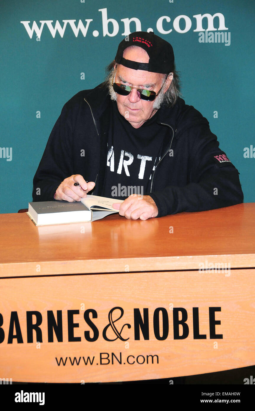 Neil Young signs copies of his book 'Special Deluxe: A Memoir of Life ...