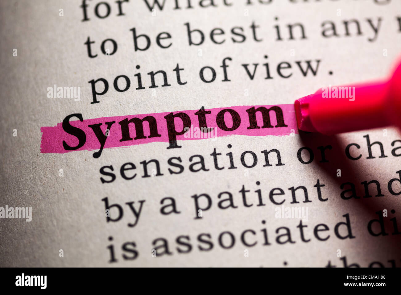 Symptom hi-res stock photography and images - Alamy
