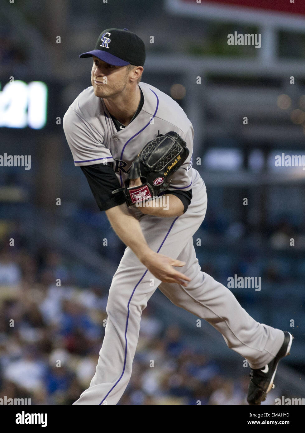 Los Angeles, CALIFORNIA, USA. 17th Apr, 2015. Kyle Kendrick #38 of the ...