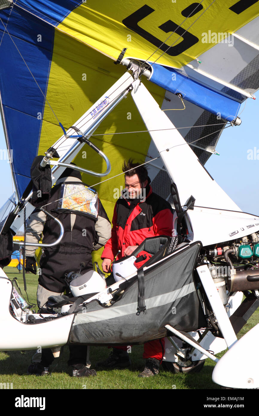 Shobdon Herefordshire UK 18th April, 2015. The British Microlight ...