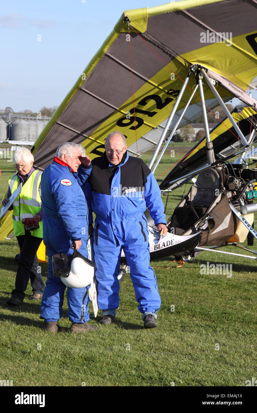 Shobdon Herefordshire UK 18th April, 2015. The British Microlight ...
