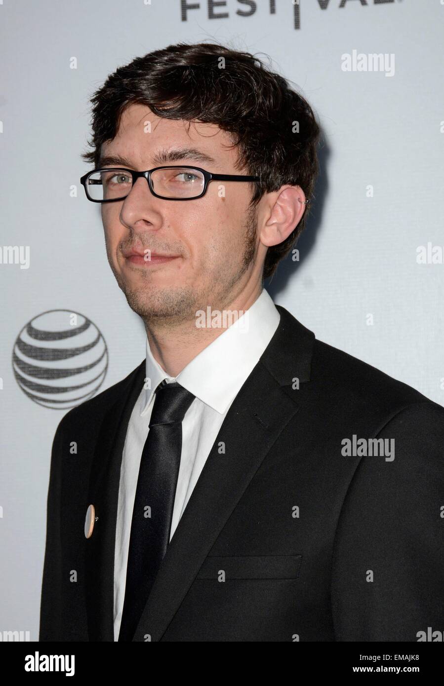 New York, NY, USA. 17th Apr, 2015. Josh Larson out and about for ...