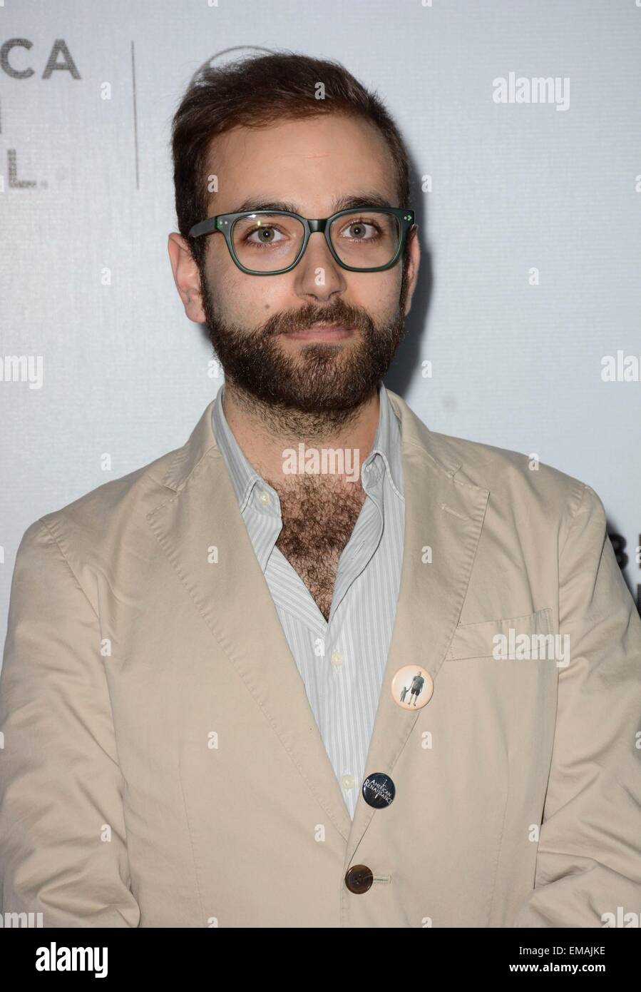 New York, NY, USA. 17th Apr, 2015. David Osit out and about for ...