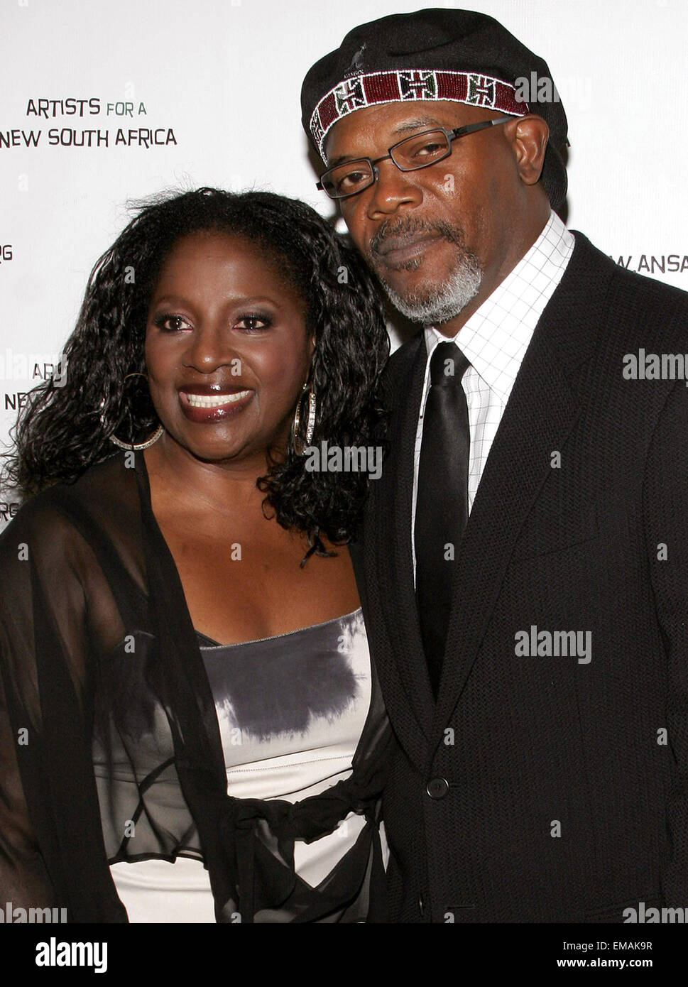 Samuel L. Jackson and LaTanya Richardson Stock Photo - Alamy