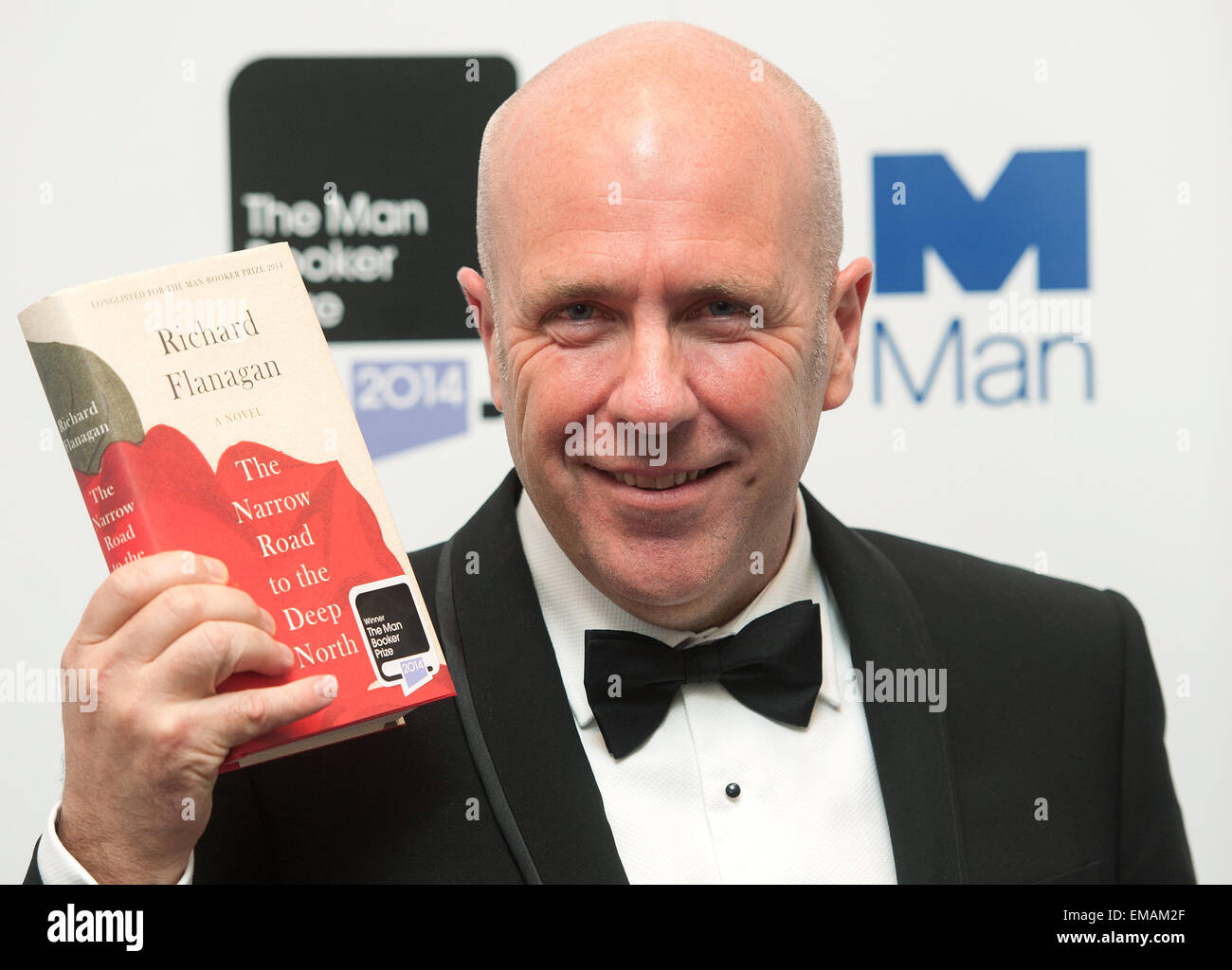 The Man Booker Prize 2014 - photocall held at the Guildhall. Featuring: Richard Flanagan Where ...