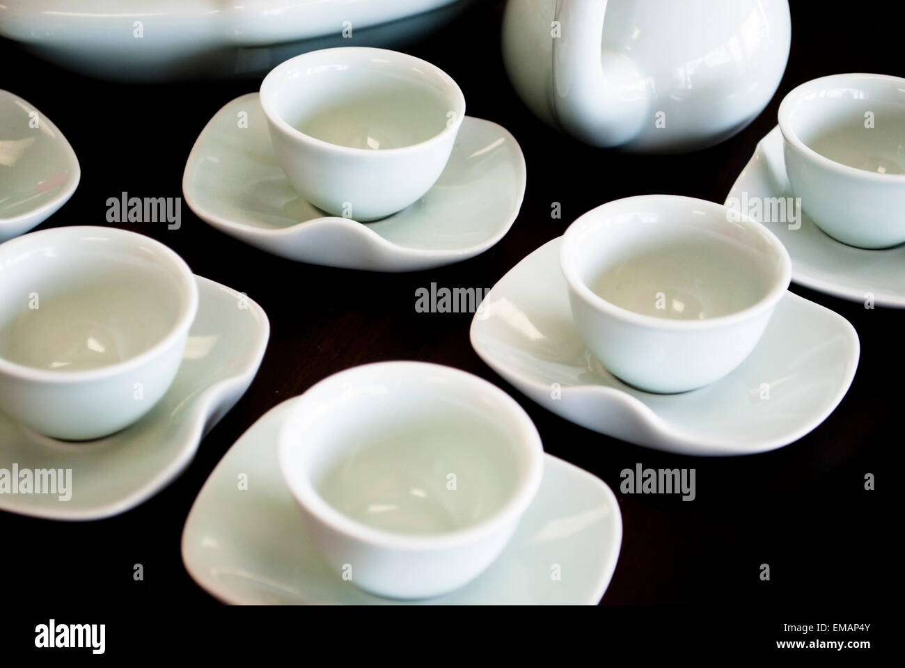 White tea set hi-res stock photography and images - Alamy
