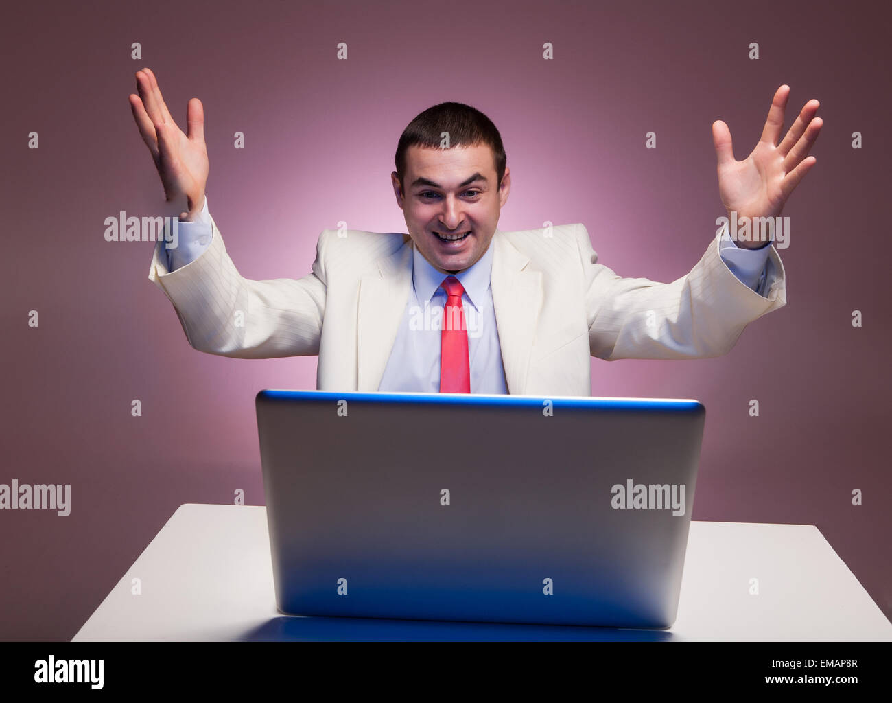 Person sitting a laptop hi-res stock photography and images - Alamy