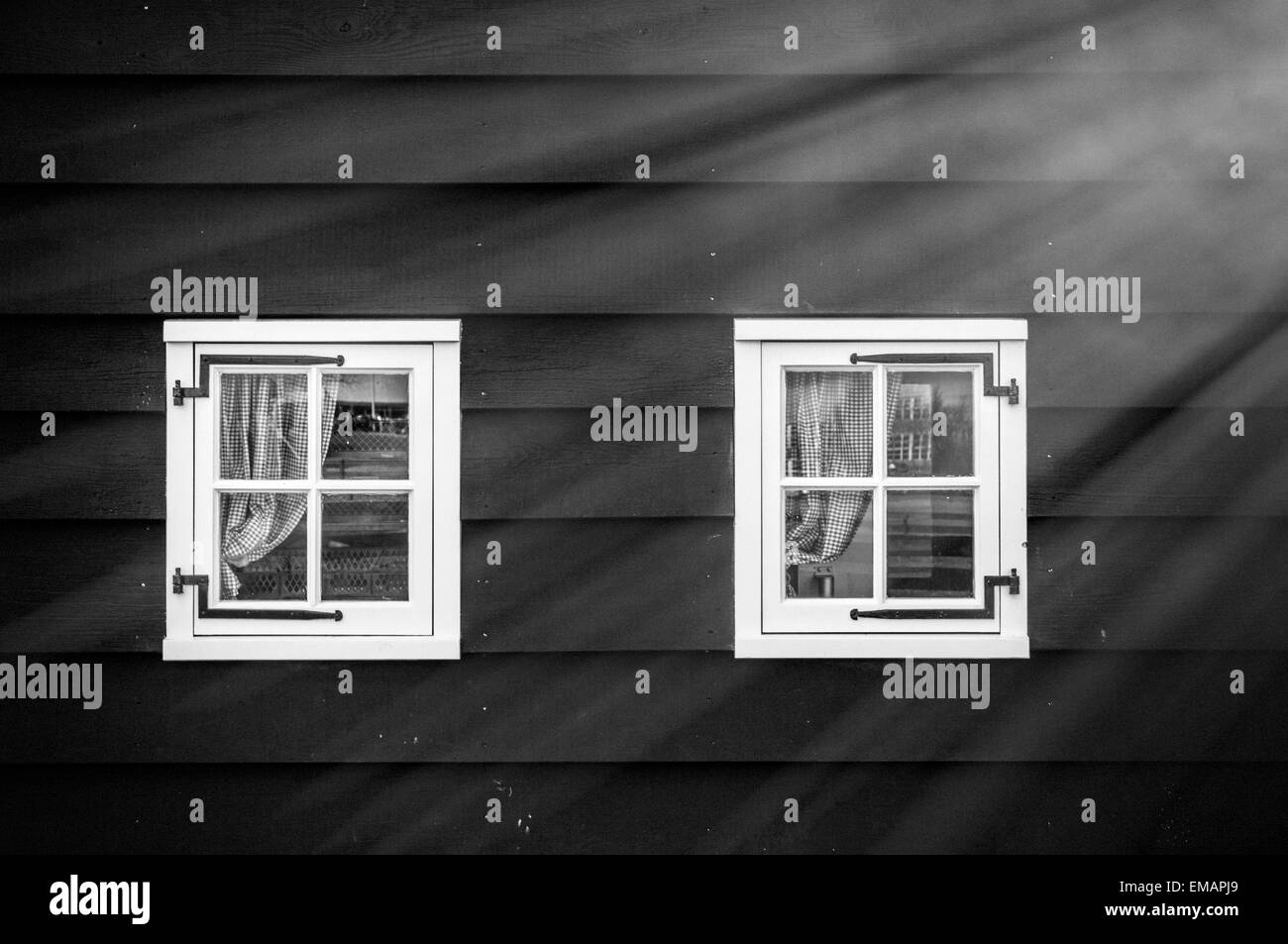 White and green window Black and White Stock Photos & Images - Alamy