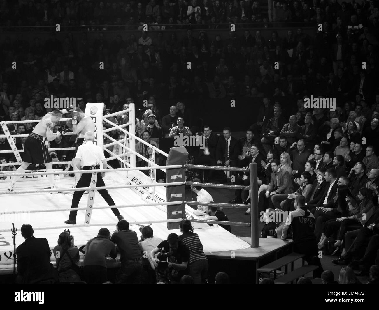 April 18, 2015 - Fight between Aleksandr Usyk and Andrei Knyazev ...