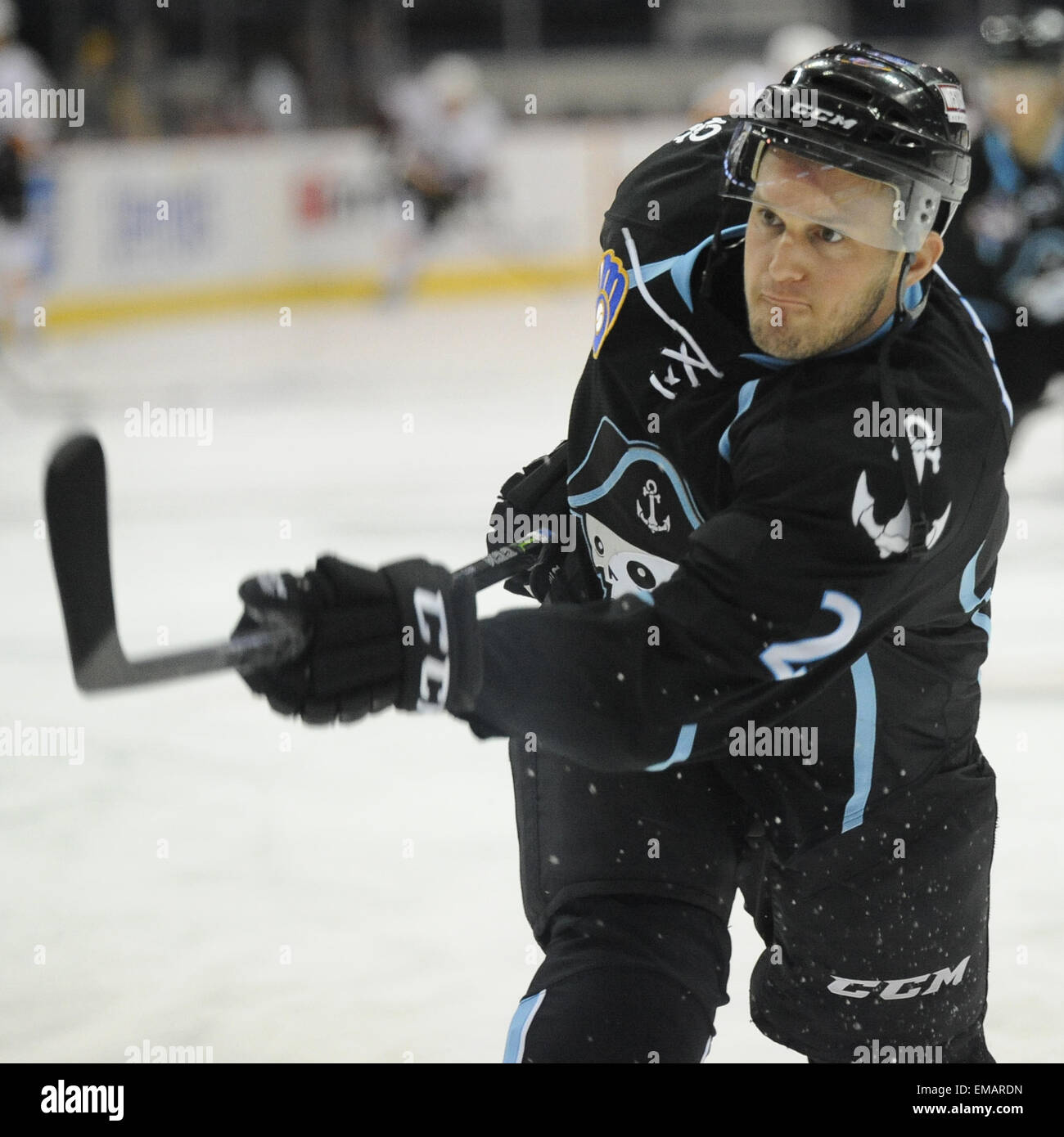 Rosemont, IL, USA. 18th Apr, 2015. Milwaukee Admirals' Anthony Bitetto ...