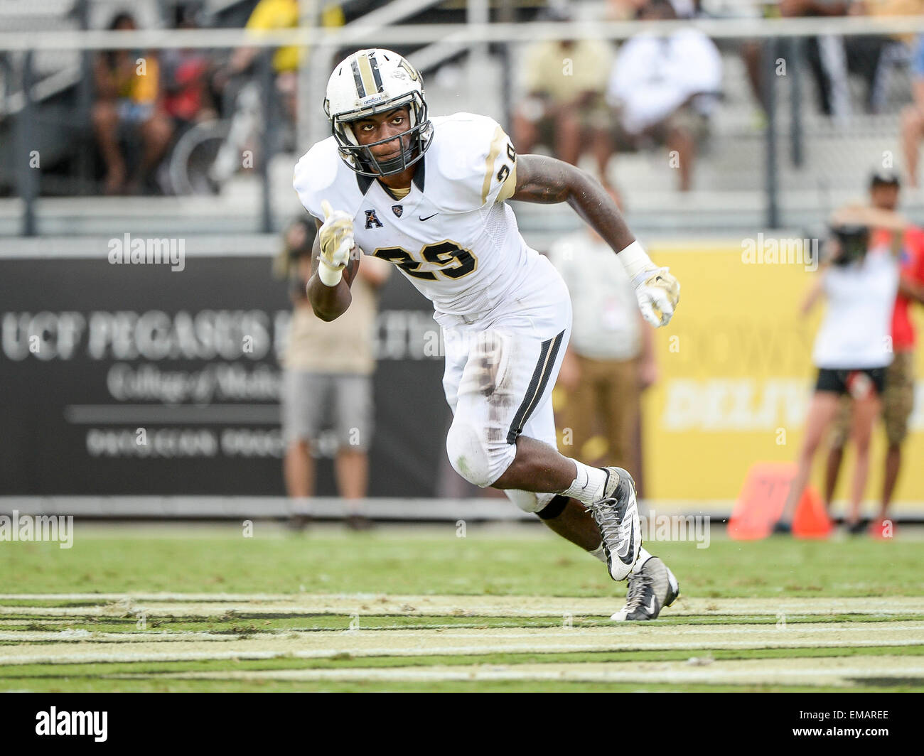 Orlando, FL, USA. 18th Apr, 2015. UCF Knights running back C.J. Jones ...