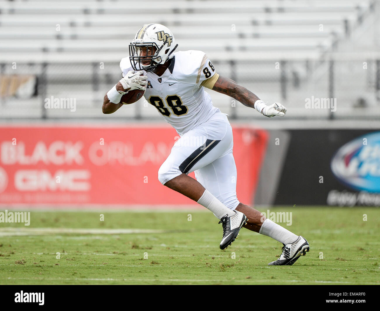 Orlando, FL, USA. 18th Apr, 2015. UCF Knights wide receiver Jordan ...