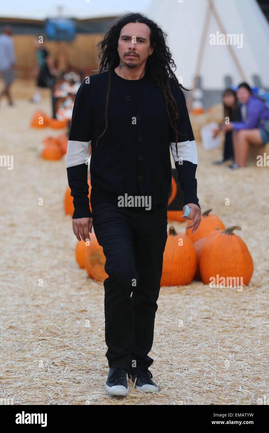 James Shaffer visits Mr. Bones Pumpkin Patch Featuring: James Shaffer ...