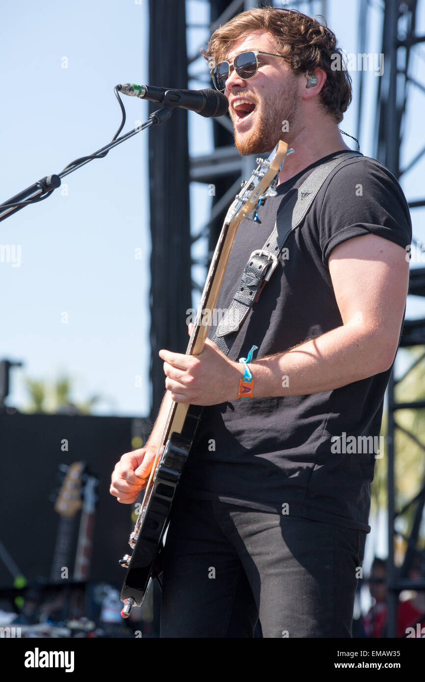 Indio, California, USA. 18th Apr, 2015. Musician MIKE KERR of duo Royal ...