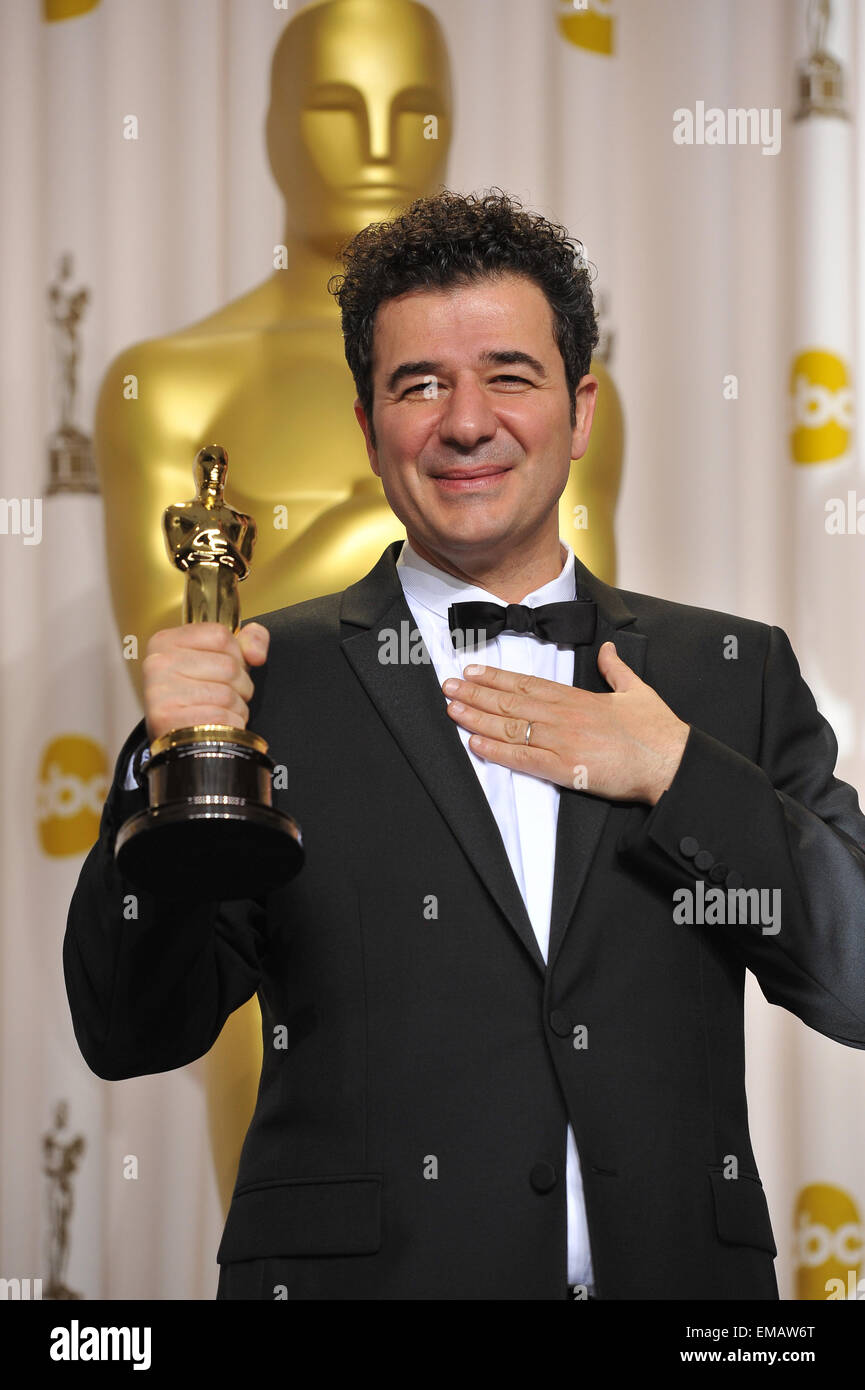 LOS ANGELES, CA - FEBRUARY 26, 2012: Ludovic Bource, winner for Best ...