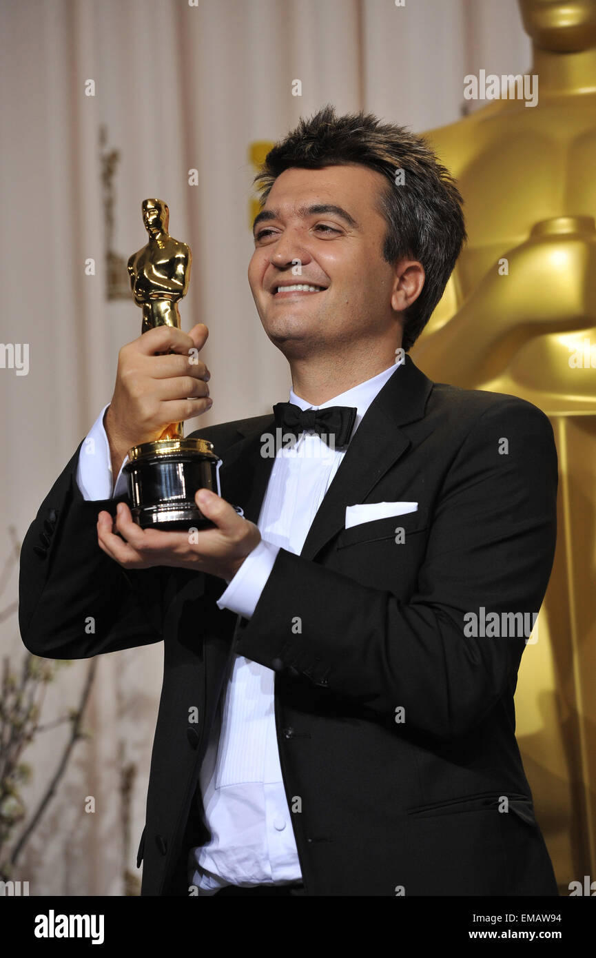 LOS ANGELES, CA - FEBRUARY 26, 2012: The Artist producer Thomas ...