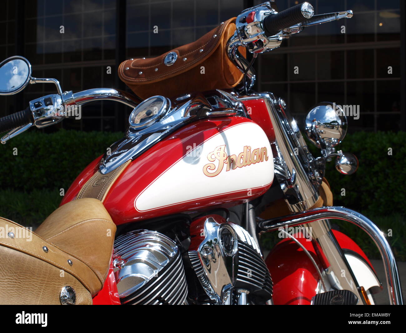 Three Indian Motorcycles. One is # 37 off the production line. The ...