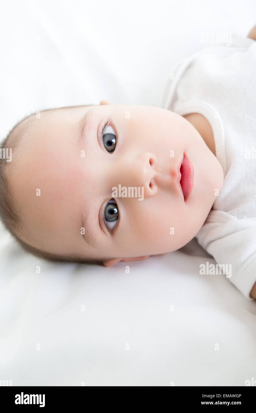 closeup portrait of sweet baby boy Stock Photo - Alamy