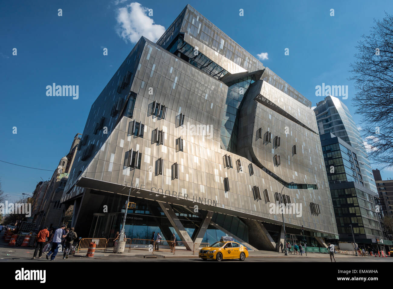 New York, NY USA, 41 Cooper Square, designed by architect Thom Mayne of ...