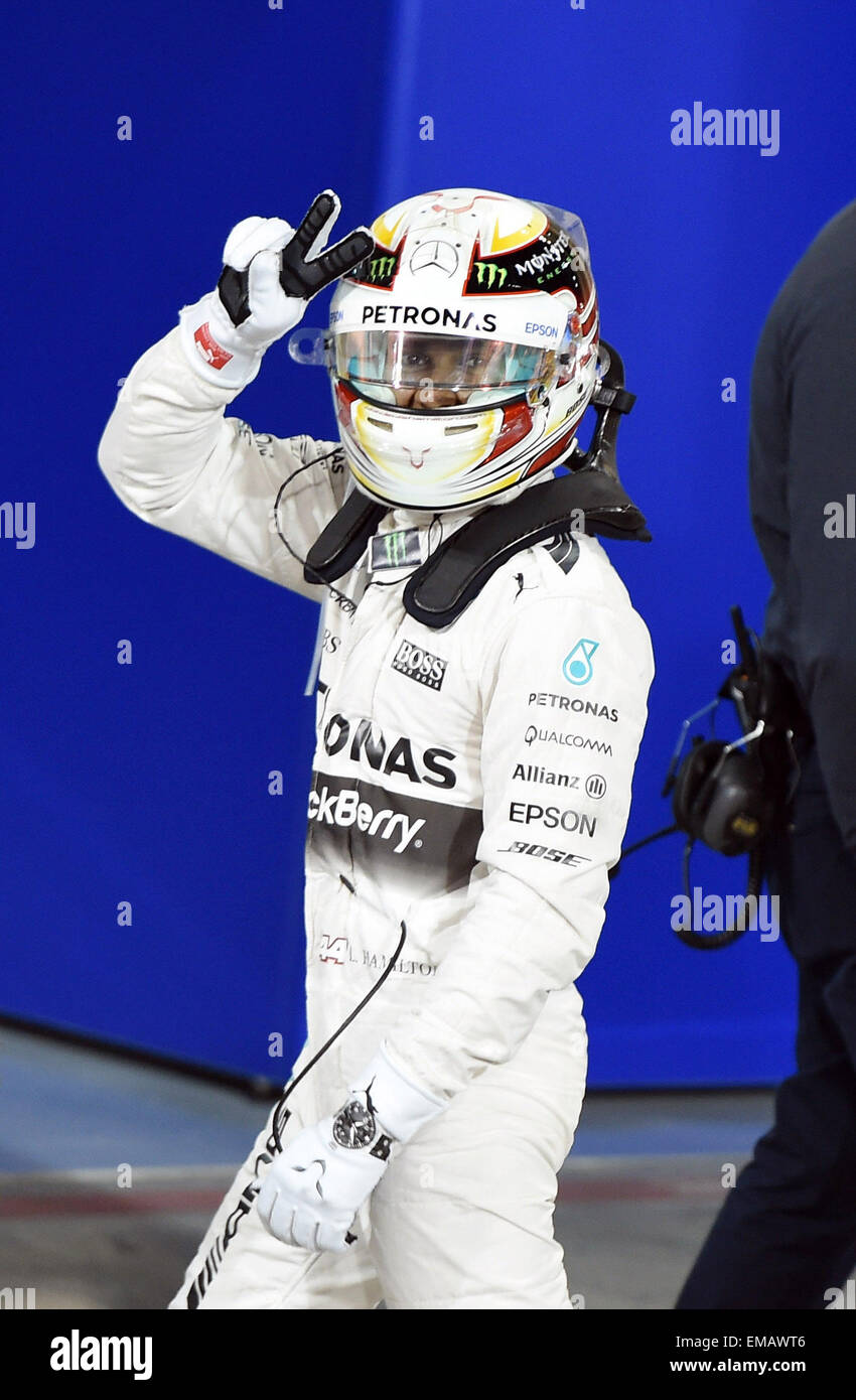 Lewis hamilton 2015 bahrain hi-res stock photography and images - Alamy