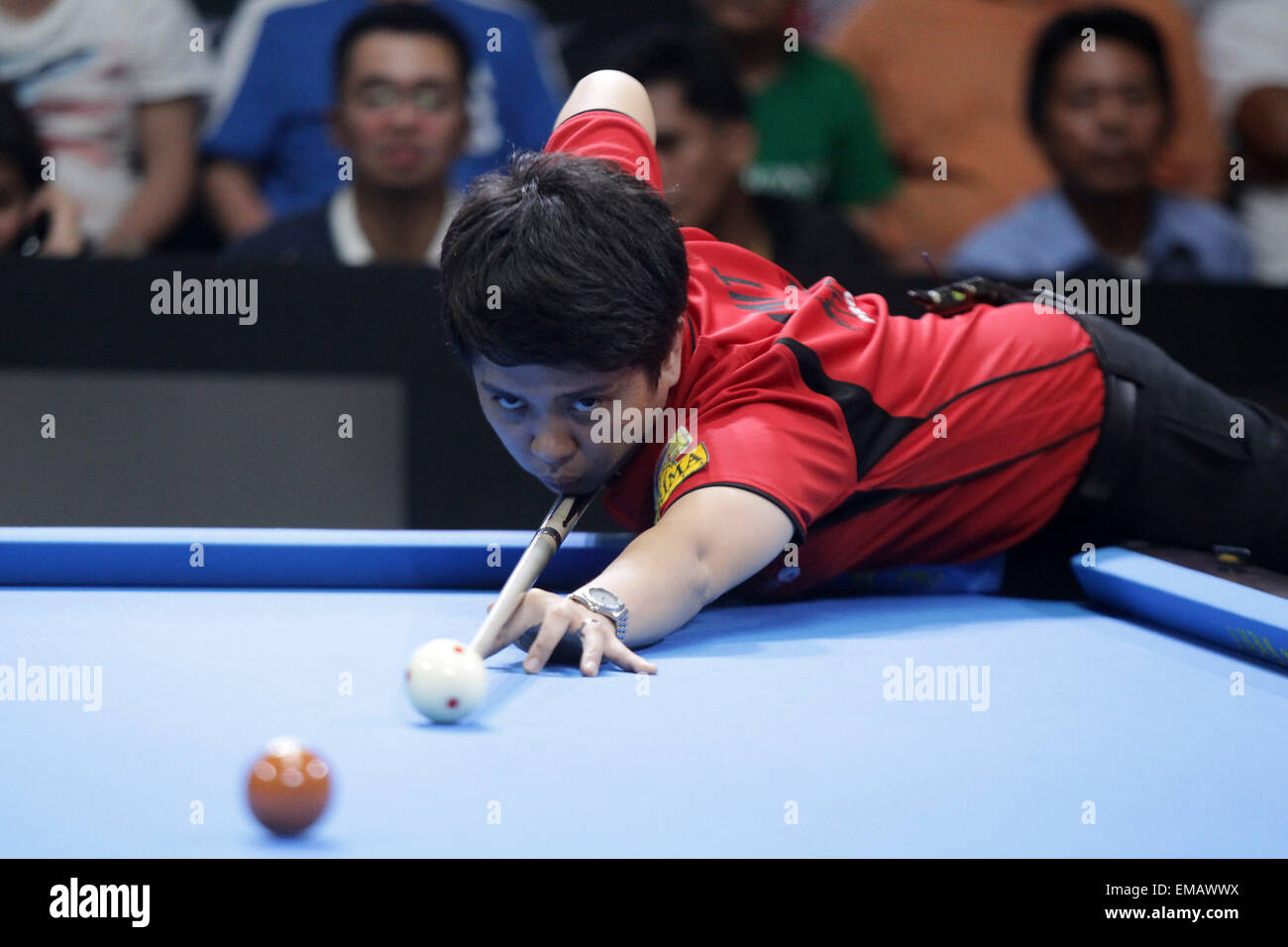Pasay City. 18th Apr, 2015. Rubilen Amit of the Philippines competes ...