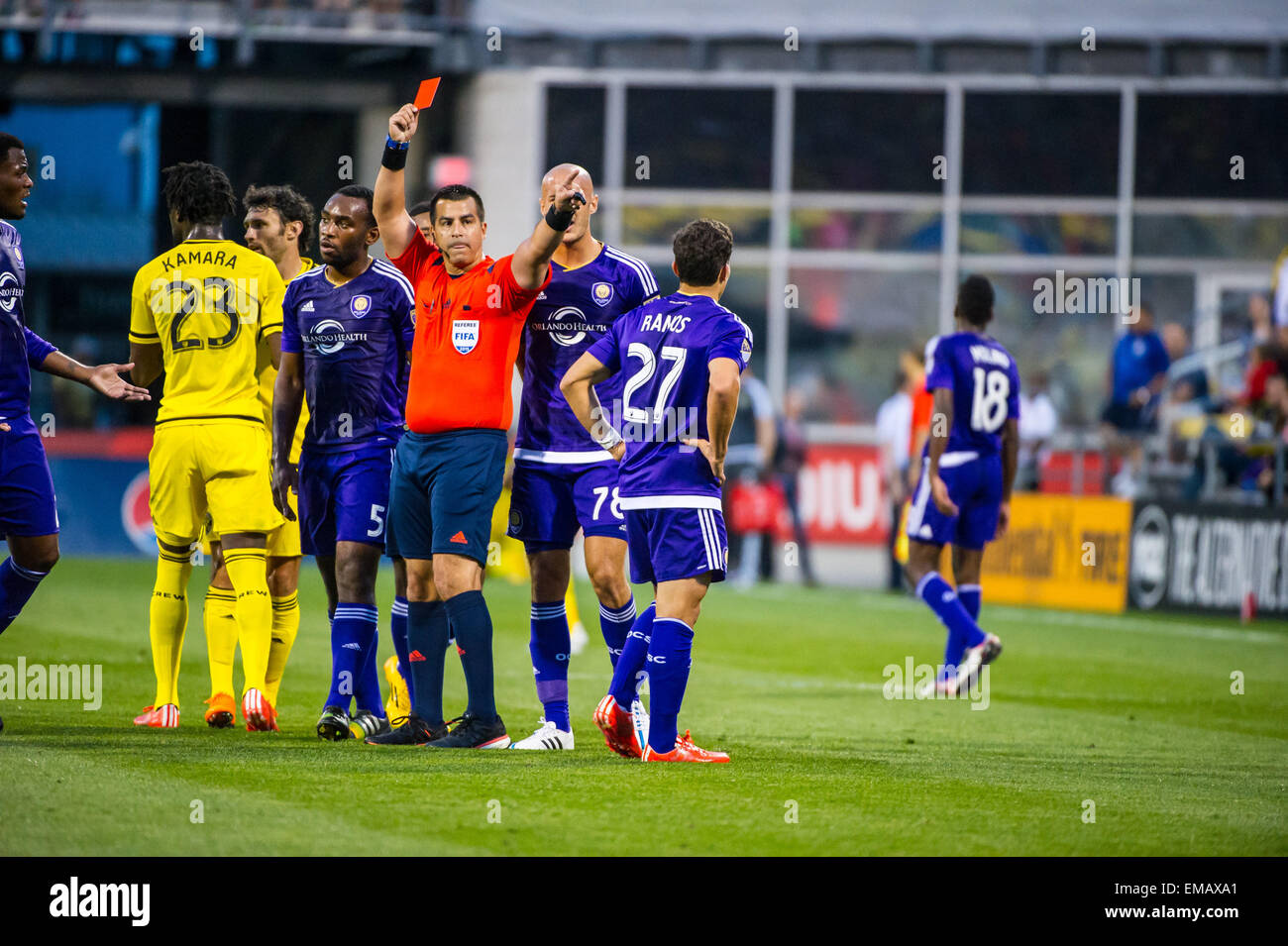 Columbus, Ohio, USA. 18th April, 2015. Rafael Ramos (27) of Orlando ...