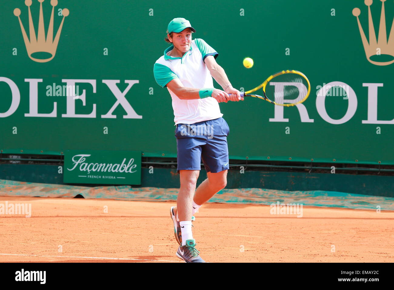 Lucas Pouille - 14.04.2015 - Tournoi de Monte Carlo - Masters 1000 ...