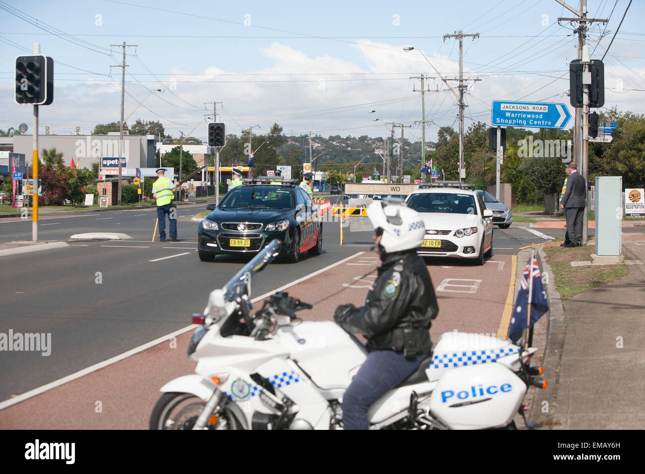 Australian police motorcycle motorbike hi-res stock photography and ...