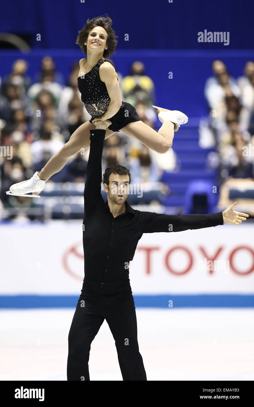 Kaitlyn Weaver & Andrew Poje (CAN), APRIL 18, 2015 - Figure Skating : ISU World team Trophy in ...
