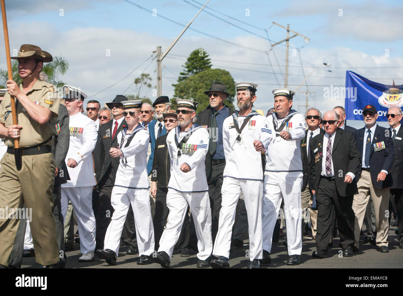 Anzac march hi-res stock photography and images - Alamy