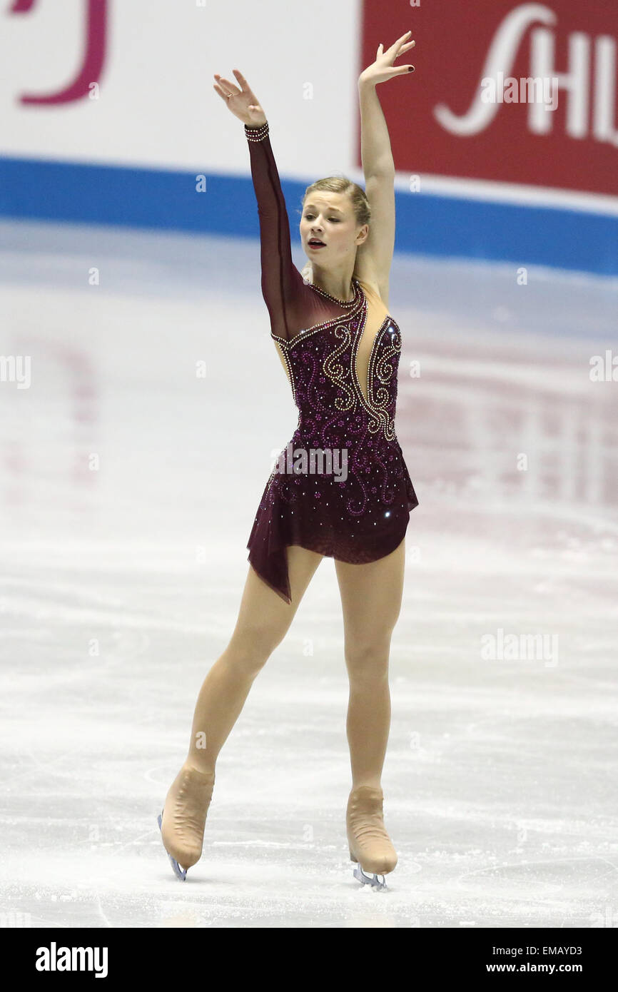 Laurine Lecavelier (FRA), APRIL 18, 2015 - Figure Skating : ISU World ...