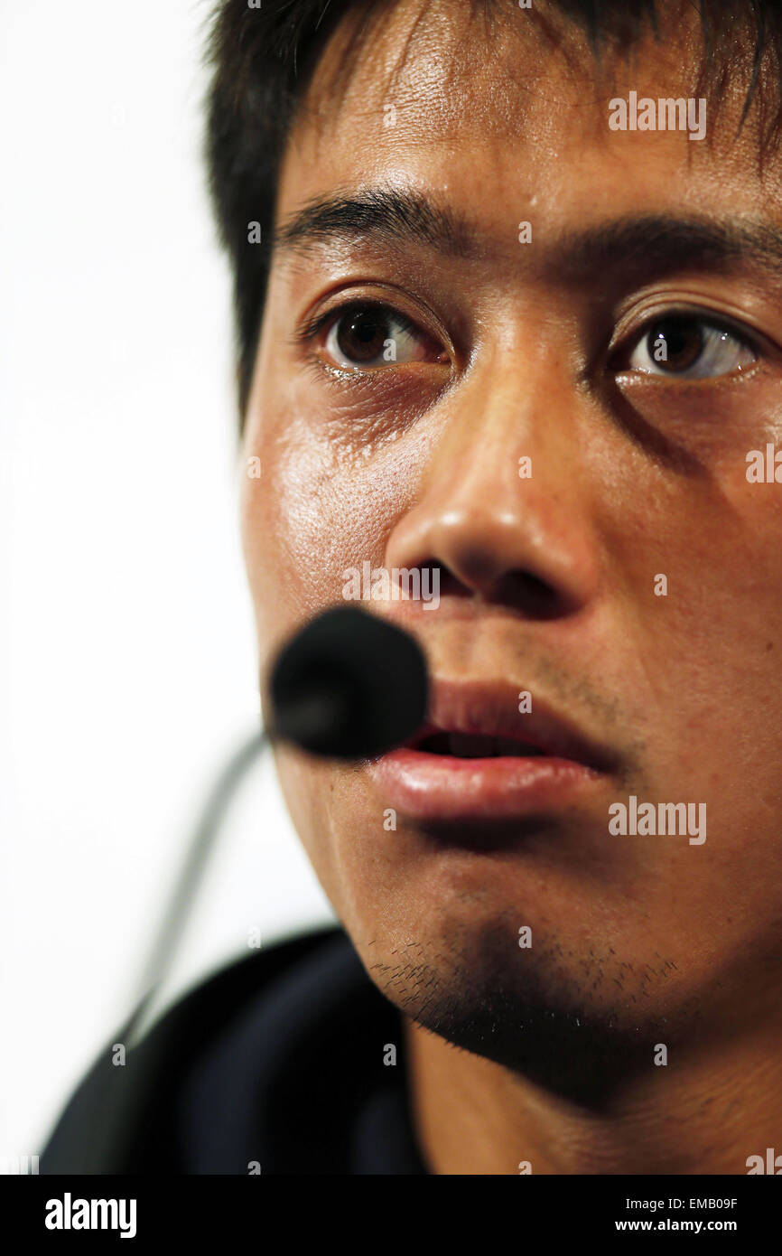 Barcelona, Spain, © D. 17th Apr, 2015. Kei Nishikori (JPN) Tennis : The ...