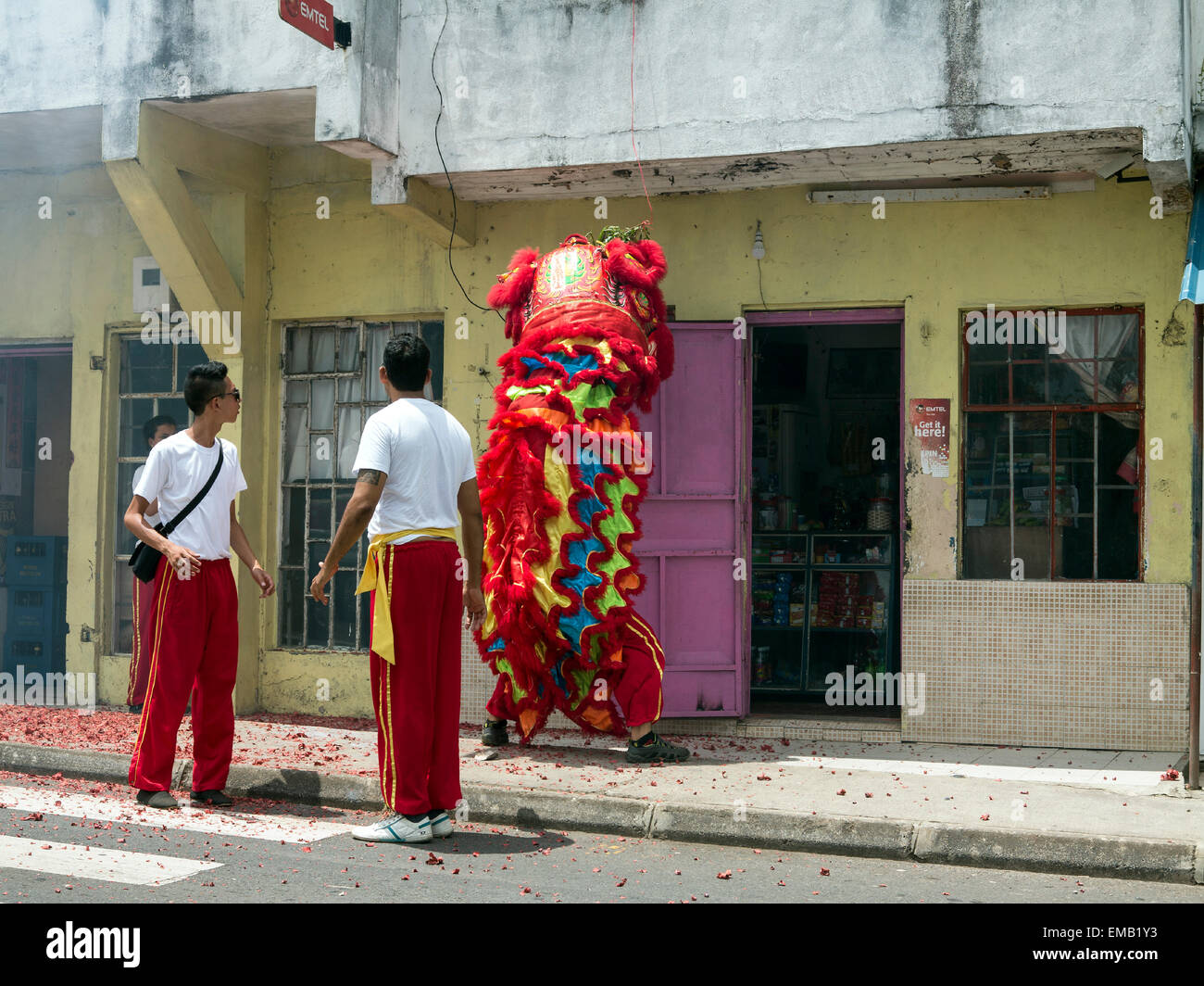Nouvel an Chinois à Mont Lubin, RODRIGUES ISLAND, MAURITIUS Stock Photo ...