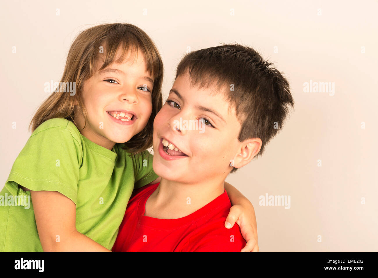 Kids smiling 9 years isolated hi-res stock photography and images - Alamy