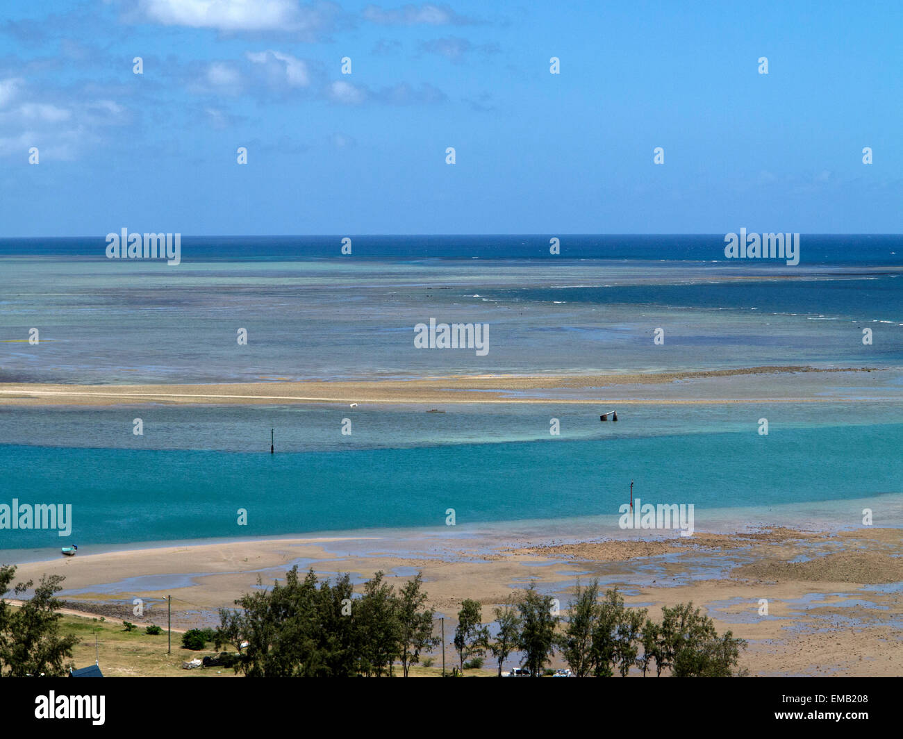 La passe de port mathurin island of rodrigues hi-res stock photography ...