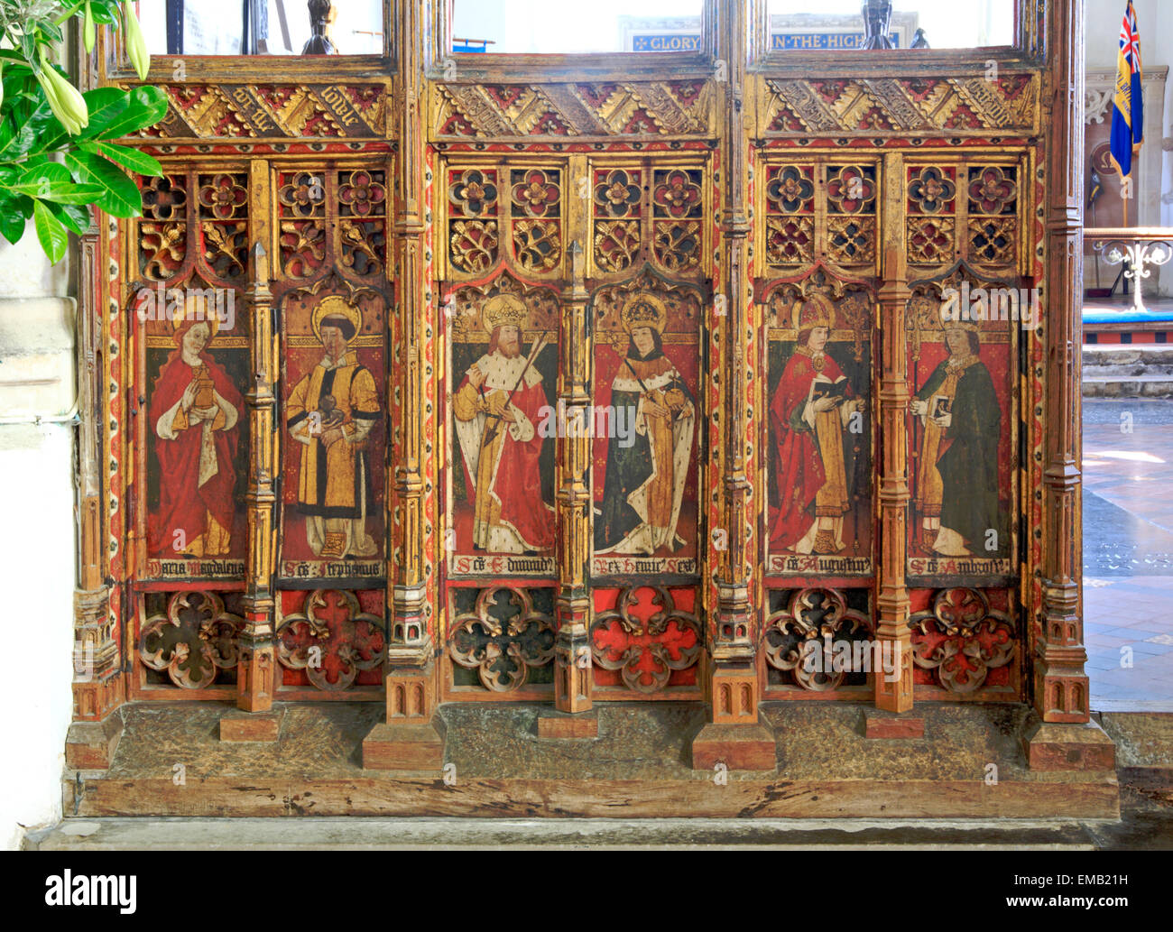 Ludham norfolk rood screen saint hi-res stock photography and images ...