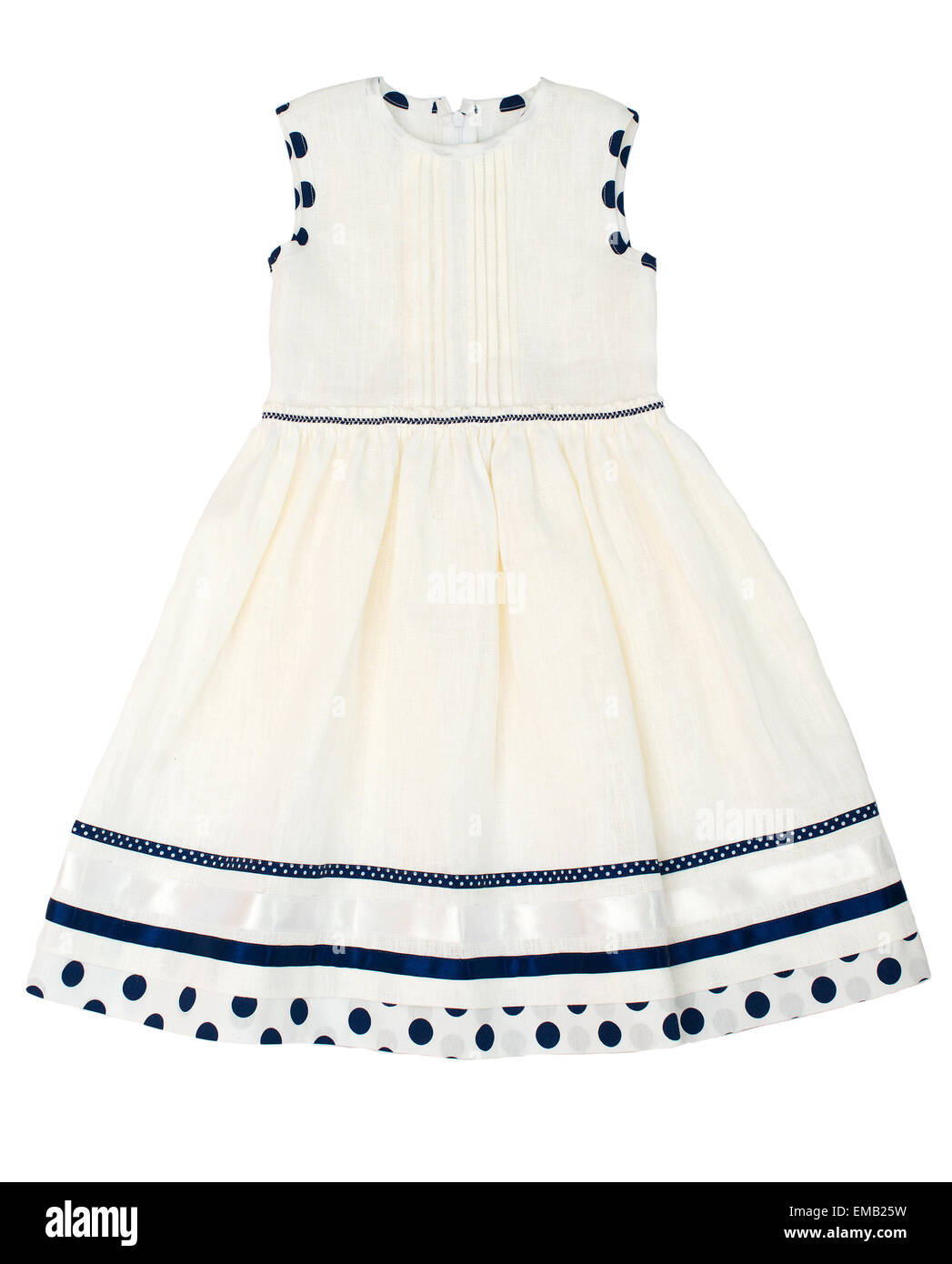Summer dress for girl isolated on white background Stock Photo - Alamy