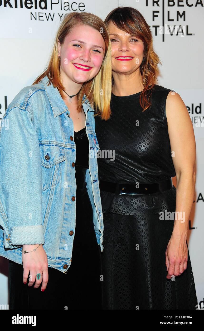 New York, NY, USA. 18th Apr, 2015. Kathryn Erbe, Maeve Elsbeth Erbe ...