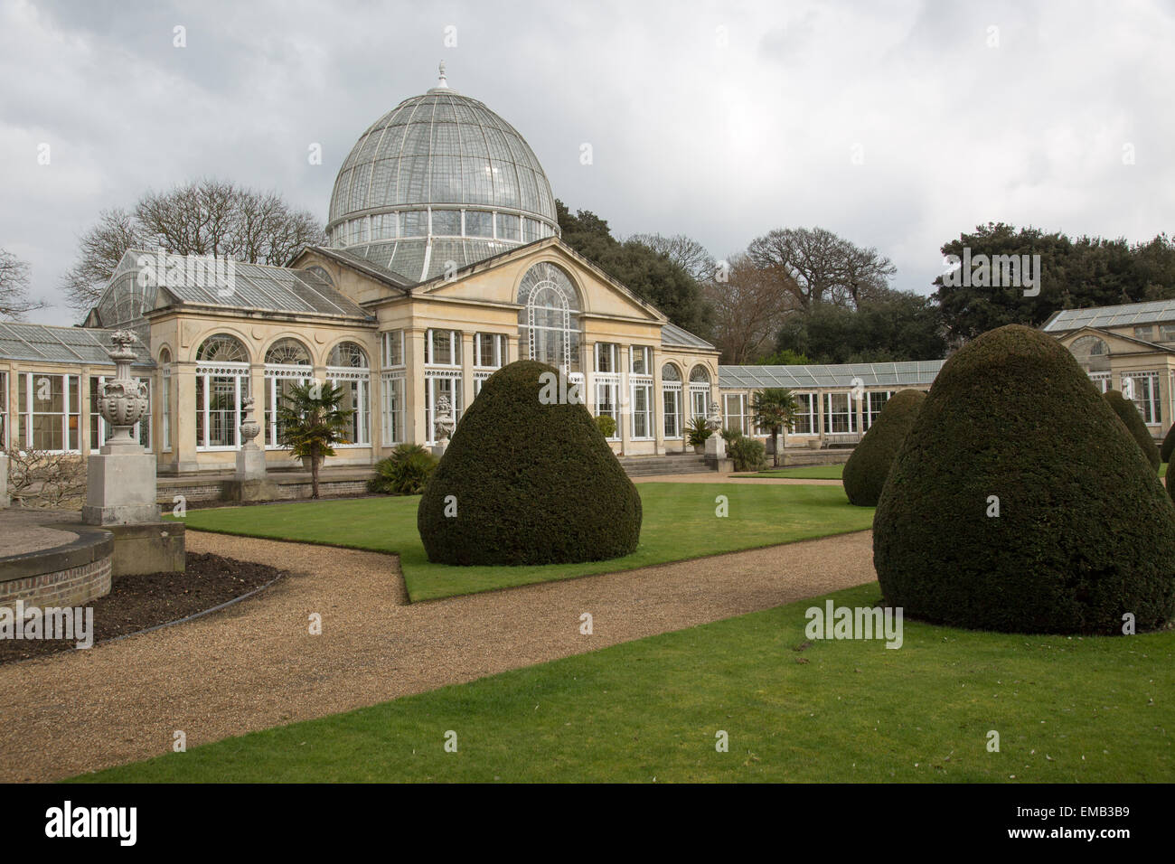 The Great Conservatory and Gardens, Syon House Stock Photo - Alamy