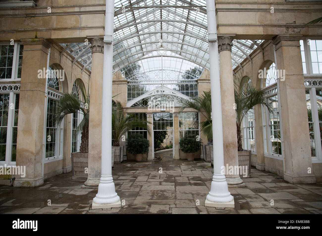 The Great Conservatory and Gardens, Syon House Stock Photo - Alamy